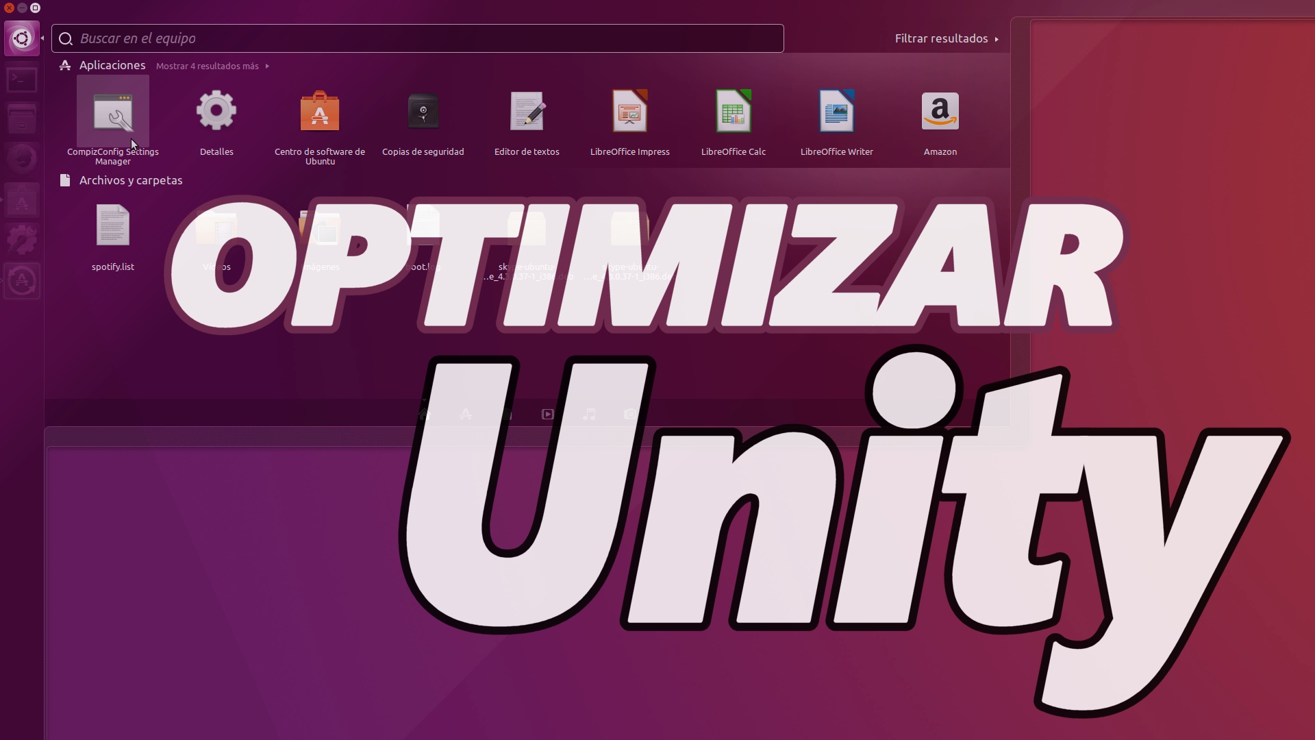 Optimizar Unity (Ubuntu) para sistemas con pocos recursos (incluidas ...